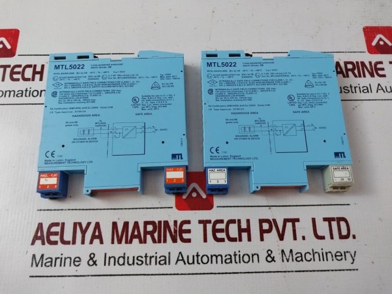 Mtl 5022 Loop-powered Solenoid/alarm Driver Iib 250v - Aeliya Marine