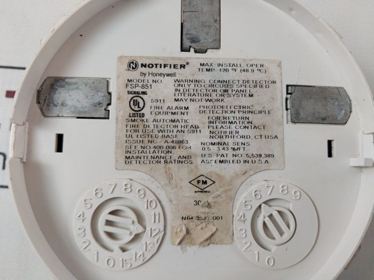 Notifier Fsp-851 Smoke Detector - Aeliya Marine
