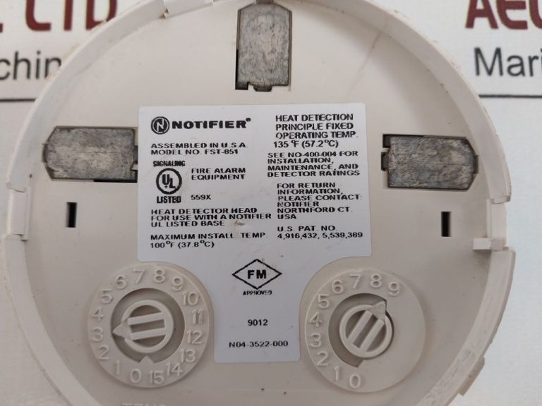 Notifier Honeywell Fst-851 Heat Detector - Aeliya Marine