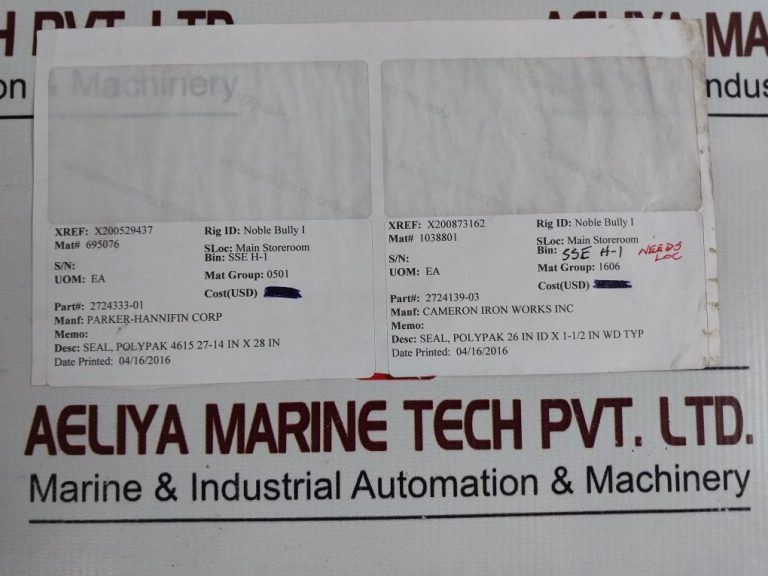 Polypak Seal Parker 100026000-1500b | High-Quality Seal