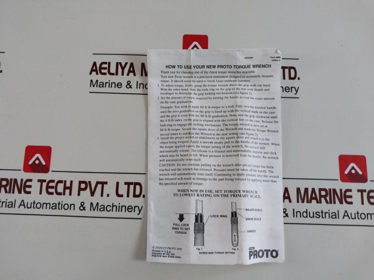 Proto 6014cx Torque Wrench - Aeliya Marine