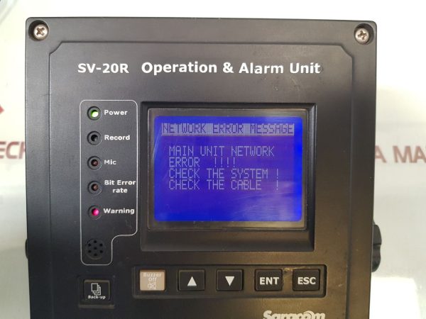 Saracom Sv-20r Operation & Alarm Unit - Aeliya Marine