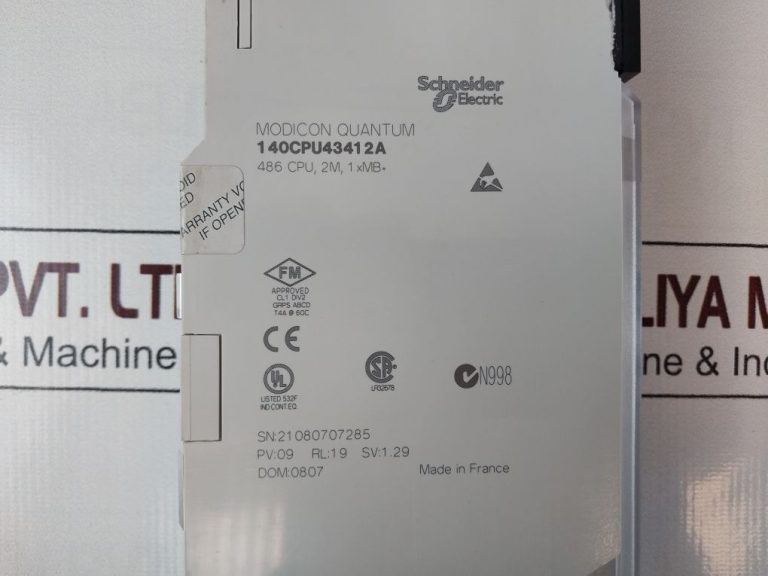 Schneider Telemecanique Modicon 140cpu43412a Concept Processor - Aeliya ...