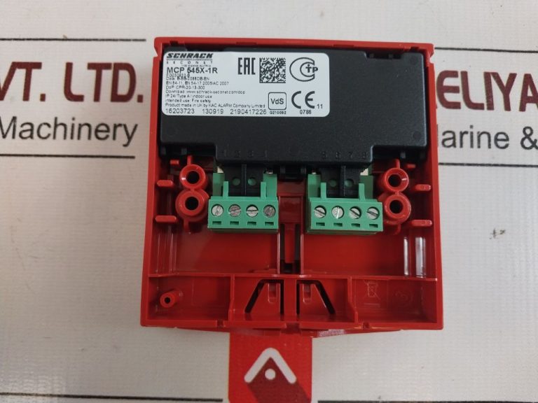 Schrack Mcp 545x-1r Addressable Manual Call Point - Aeliya Marine