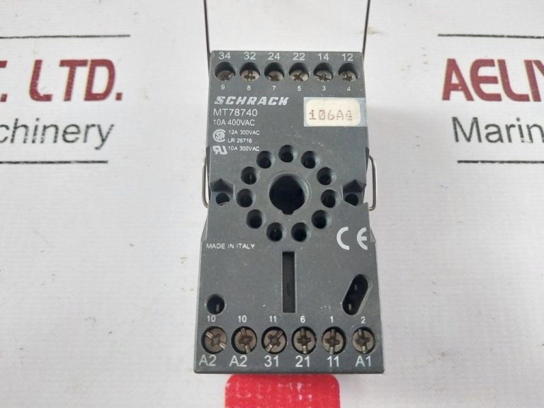 Schrack Mt78740 Relay Socket - Aeliya Marine