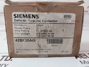 Siemens 42bf35ag Definite Purpose Contactor - Aeliya Marine