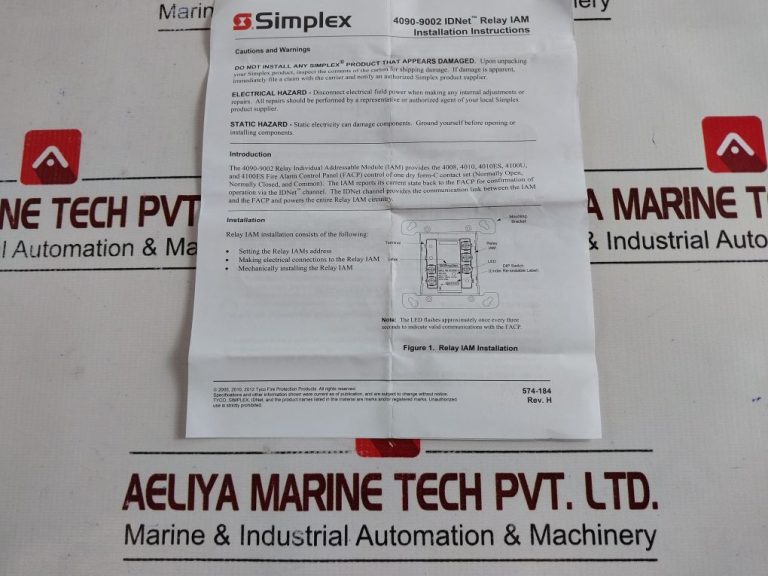 Simplex 4090-9002 Idnet Relay - Aeliya Marine