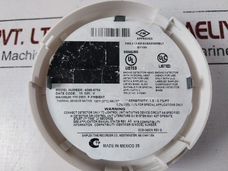 Simplex 4098-9754 Smoke Detector Head - Aeliya Marine