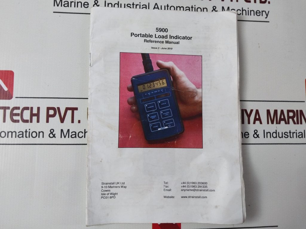 Strainstall 5900 Portable Load Indicator - Aeliya Marine