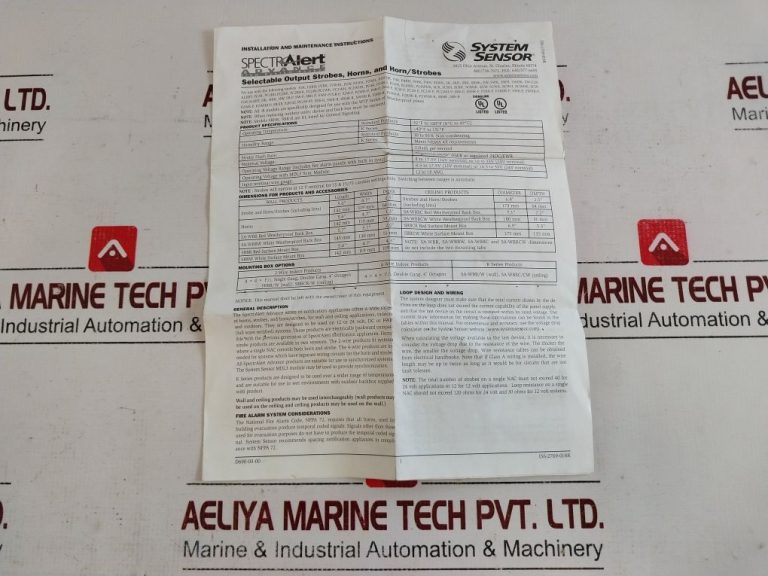System Sensor Hr Red Horn N04-2321-004 - Aeliya Marine