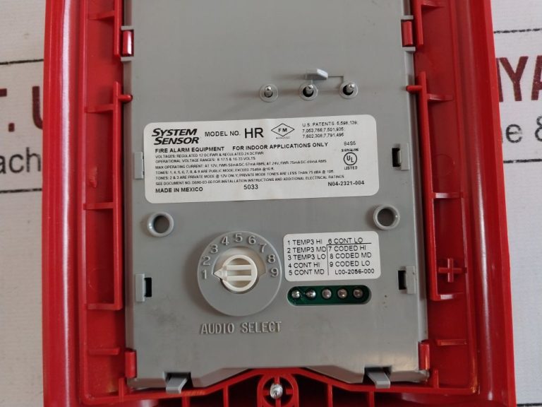 System Sensor Hr Red Horn N04-2321-004 - Aeliya Marine