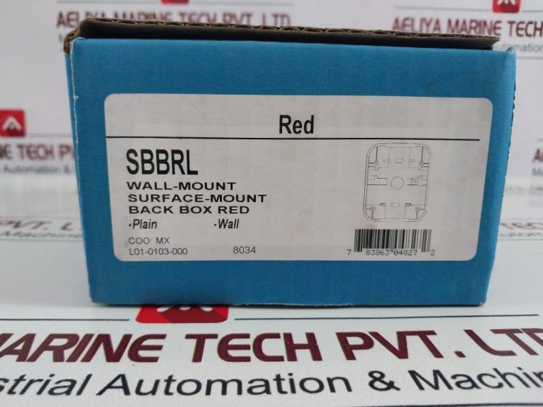 System Sensor Sbbrl Red Wall Surface Mount Back Box - Aeliya Marine