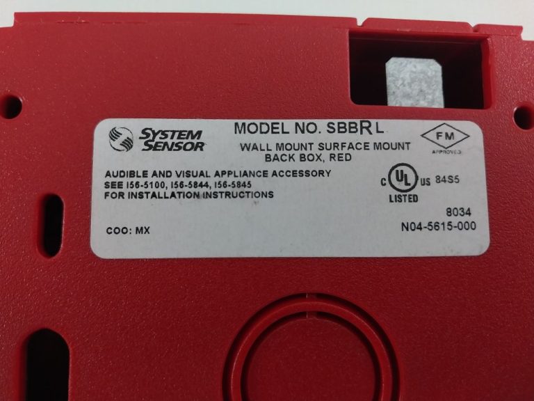 System Sensor Sbbrl Red Wall Surface Mount Back Box - Aeliya Marine