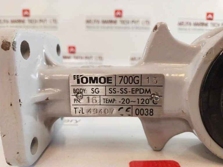 Tomoe Ss-ss-epdm 700g Butterfly Valve - Aeliya Marine
