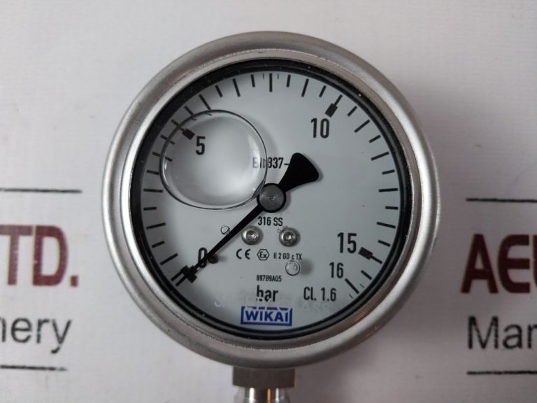 Wika Aker Wirth 233.50.63 Pressure Gauge - Aeliya Marine