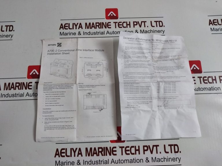 Ziton A70e-2 Conventional Zone Interface Module 24v - Aeliya Marine