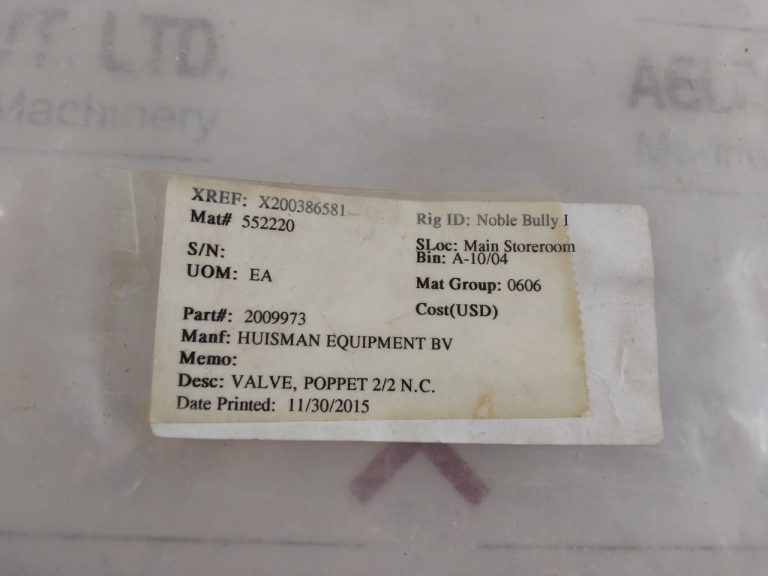 Sun Hydraulics Daaa Mcn Solenoid Valve With 760224 Poppet Valve 24 Vdc ...