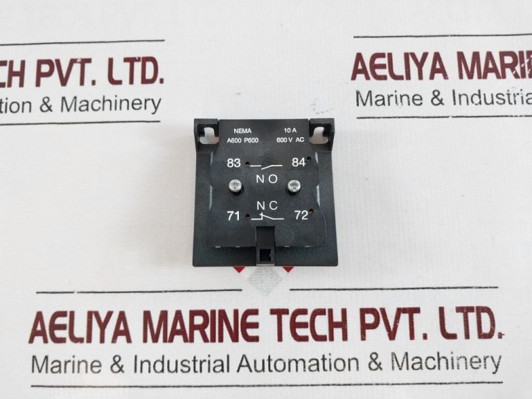 Abb A600 P600 Auxiliary Contact Block - Aeliya Marine