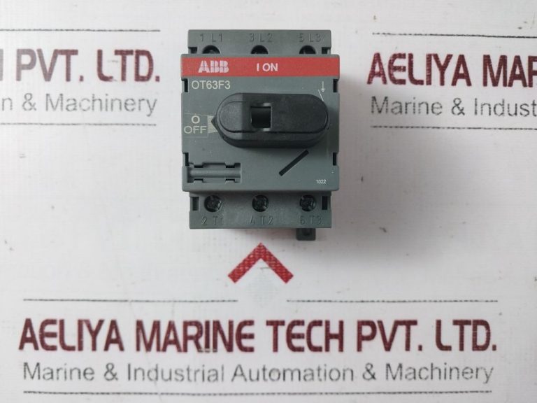 Abb Huisman Equipment Ot63f3 Switch Disconnector - Aeliya Marine
