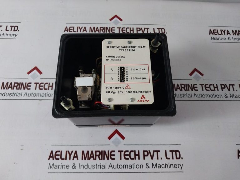 Areva Ctum 15 Zg001a Sensitive Earthfault Relay - Aeliya Marine