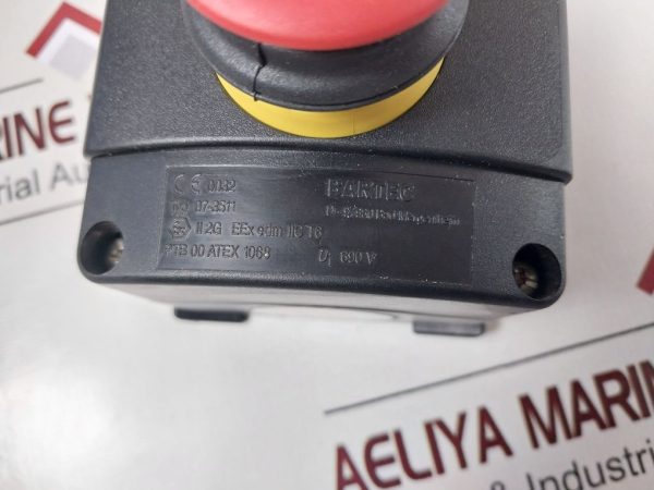 Bartec 07-3511 Emergency Stop Control Station Switch - Aeliya Marine