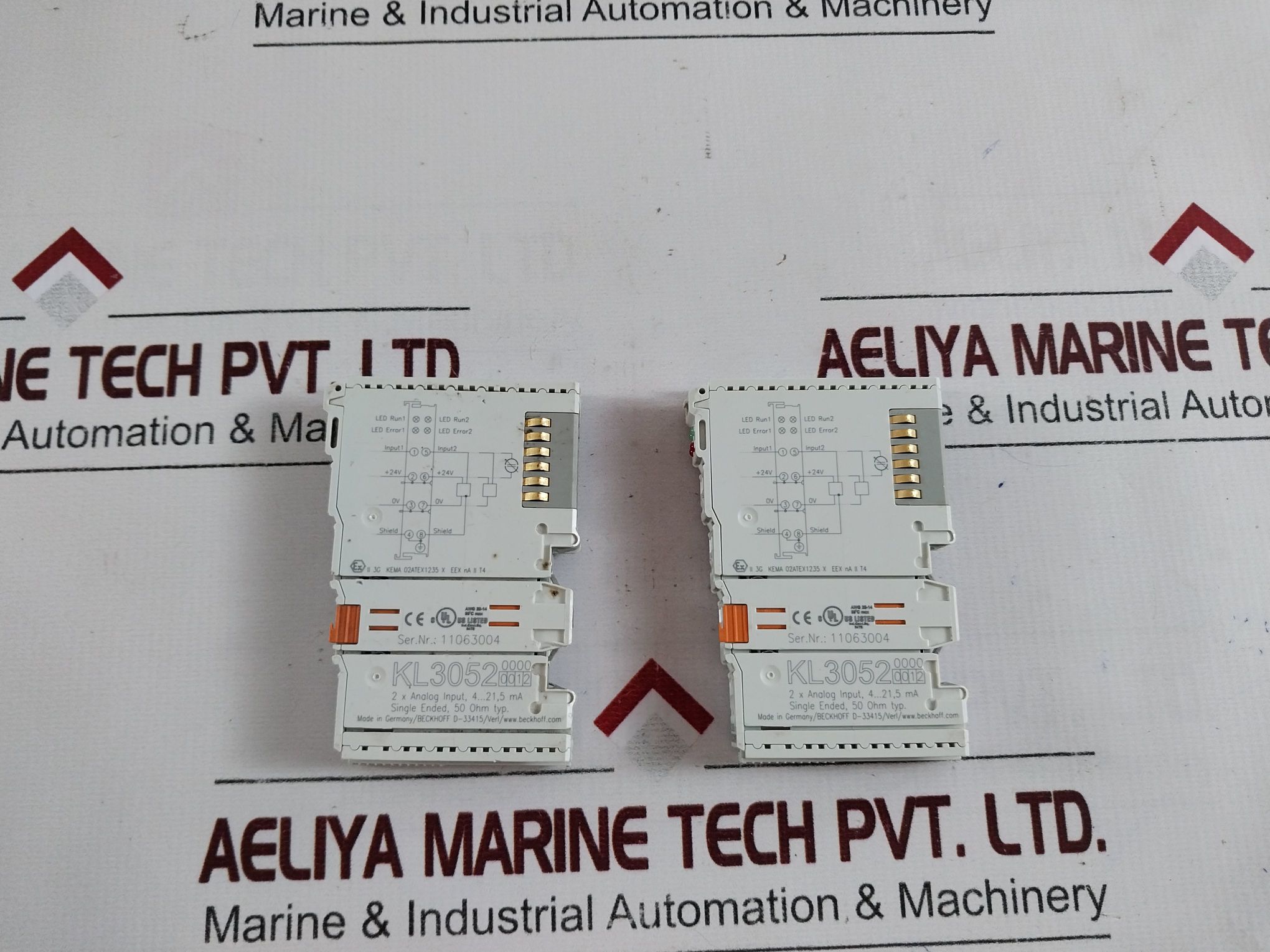 Beckhoff Kl3052 Analog Input Module - Aeliya Marine