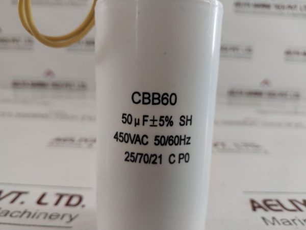 Cbb60 50 Μ F±5% Sh Capacitor - Aeliya Marine