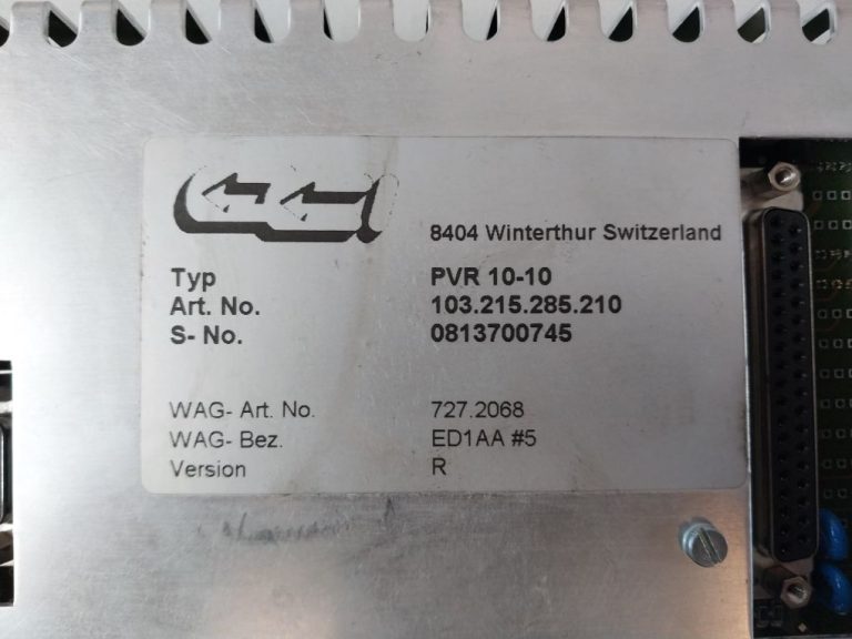 CCI PVR 10-10 | Reliable Precision Control & Monitoring Device