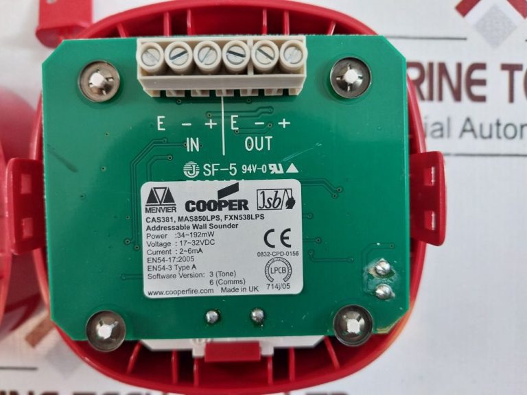Cooper Cas381 Addressable Wall Sounder - Aeliya Marine