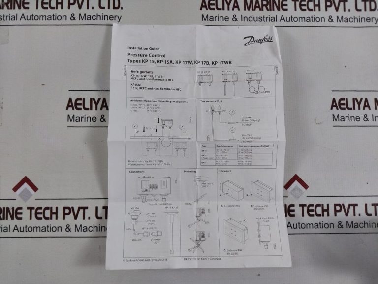 Danfoss Kp15 Dual Pressure Switch - Aeliya Marine