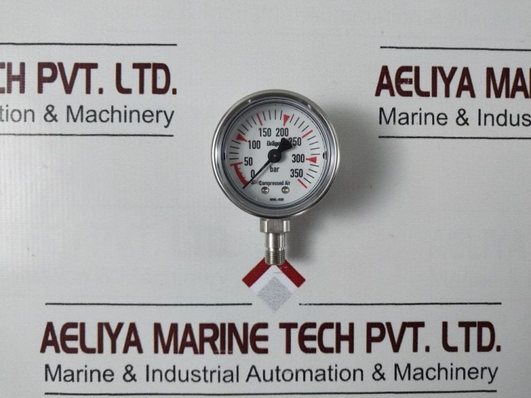 Dräger 0 To 350 Bar Pressure Gauge - Aeliya Marine