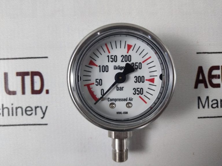 Dräger 0 To 350 Bar Pressure Gauge - Aeliya Marine