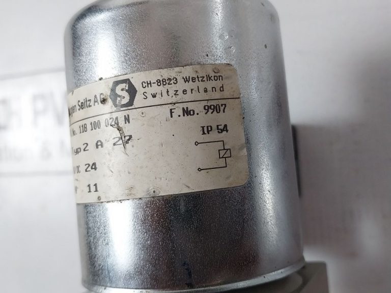 Eugen Seitz 118 100 024 N Solenoid Valve Ip54 - Aeliya Marine