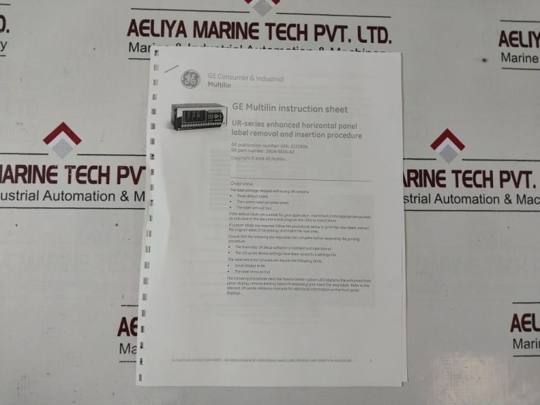 GE L90 Line Differential System - Robust Protection and Control