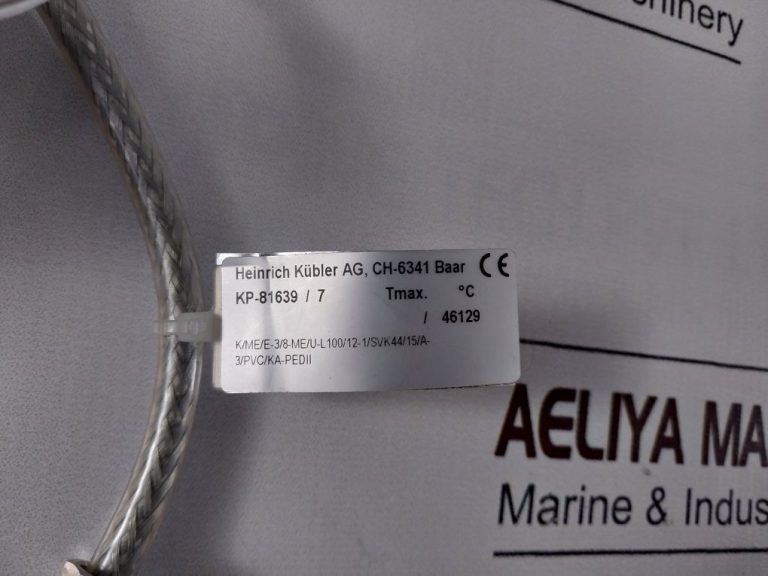 Heinrich Kubler Ch-6341 Baar Level Switch - Aeliya Marine