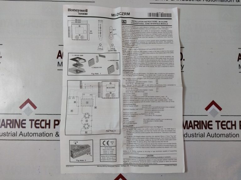 Honeywell Mi-dczrm Conventional Zone Interface Module - Aeliya Marine