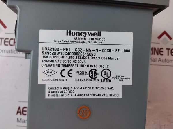 Honeywell Uda2182-ph1-cc2-nn-n-00c0-ee-000 Universal Dual Analyzer - Aeliya Marine