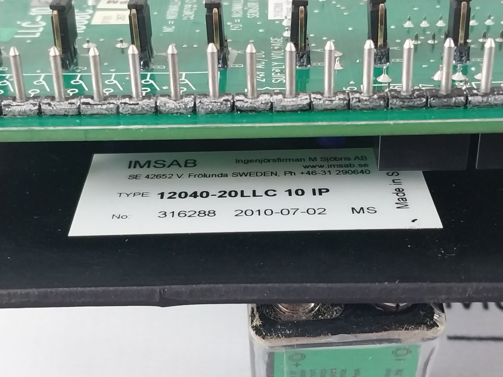 Imsab 12040-20llc 10 Ip Alarm Display Unit - Aeliya Marine