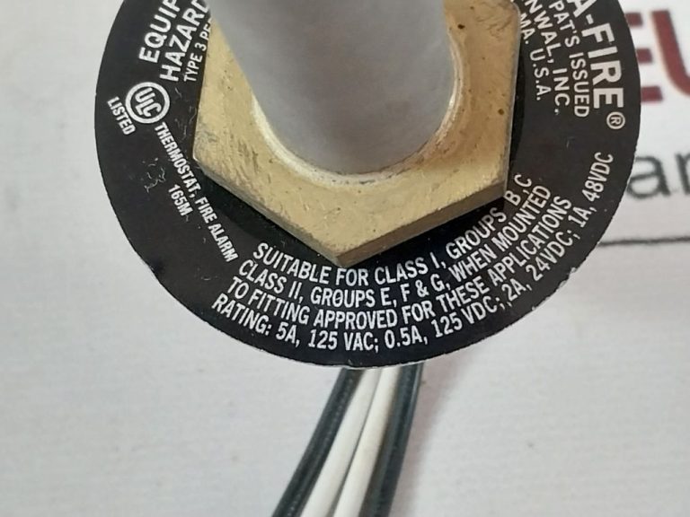 Kidde-fenwal 27121-0 Fire Heat Detector - Aeliya Marine