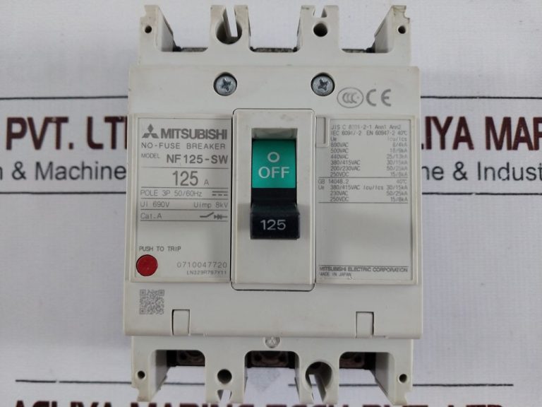 Mitsubishi Nf125-sw Molded Case Circuit Breaker - Aeliya Marine