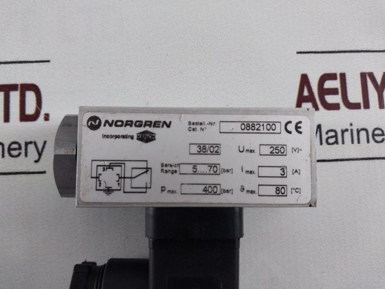 Norgren 0882100 Pressure Switch - Aeliya Marine
