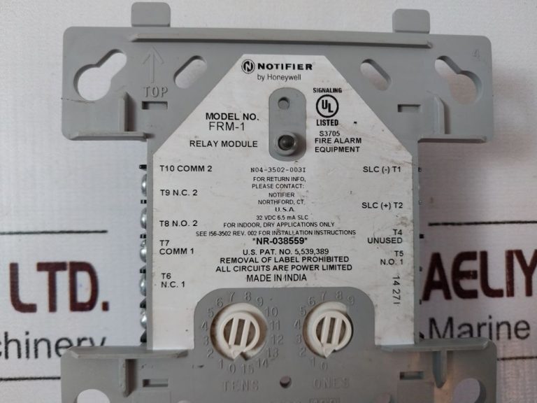 Notifier Honeywell Frm-1 Relay Control Module - Aeliya Marine