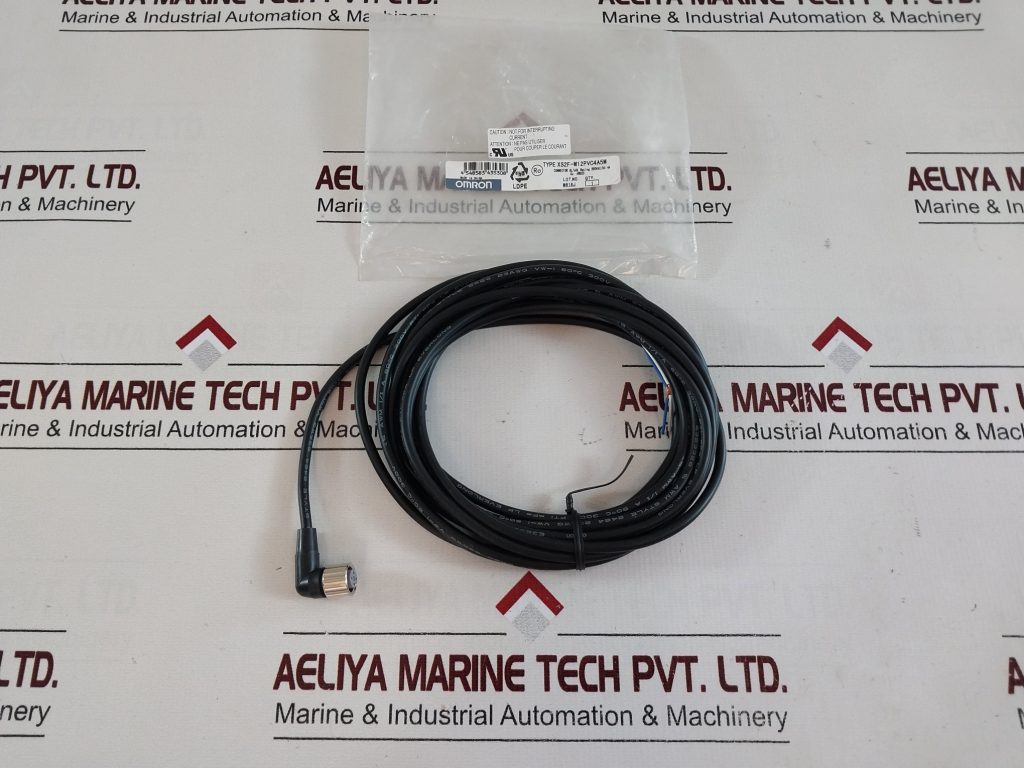 Omron Xs2f-m12pvc4a5m Socket Connector Cable 300v - Aeliya Marine