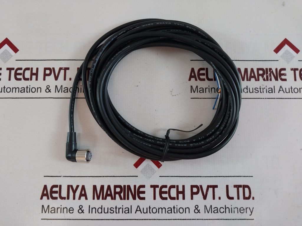 Omron Xs2f-m12pvc4a5m Socket Connector Cable 300v - Aeliya Marine