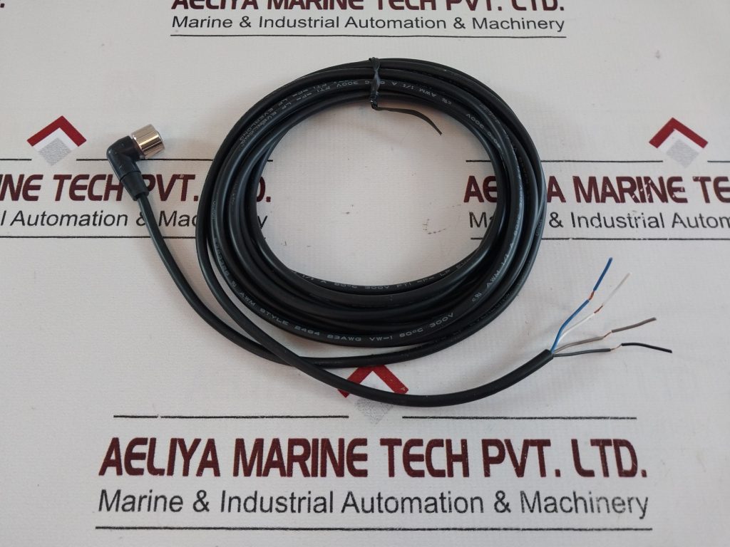 Omron Xs2f-m12pvc4a5m Socket Connector Cable 300v - Aeliya Marine