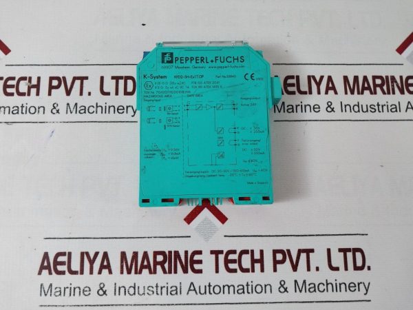 Pepperl+fuchs K-system Kfd2-sh-ex1.t.op Separtor Switching Amplifier ...