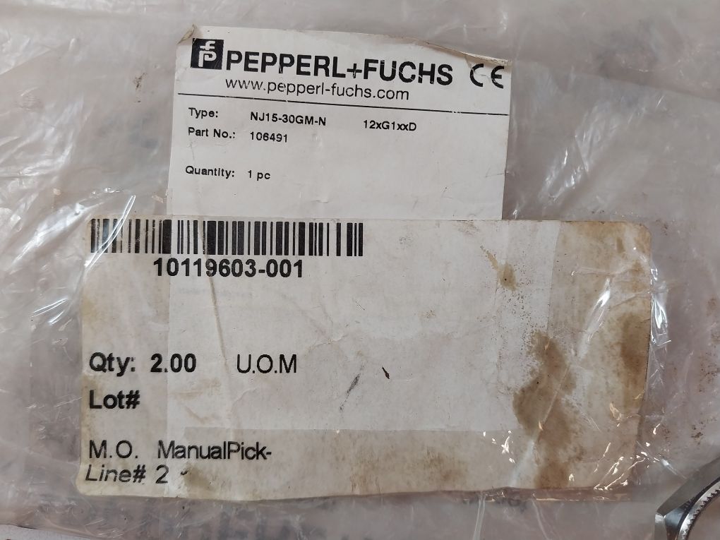 Pepperl Fuchs Nj15 30gm N Proximity Sensor 106491 Aeliya Marine