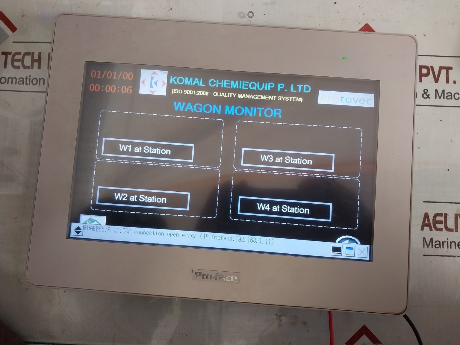 Pro-face Pfxgp4502wadw Touch Screen Panel 24vdc - Aeliya Marine