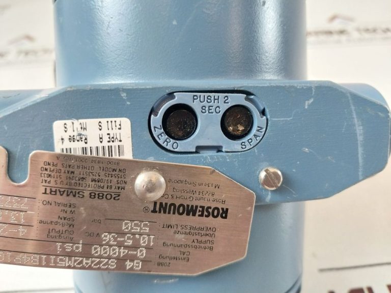 Rosemount Emerson Process 2088 Pressure Transmitter Rev.a - Aeliya Marine