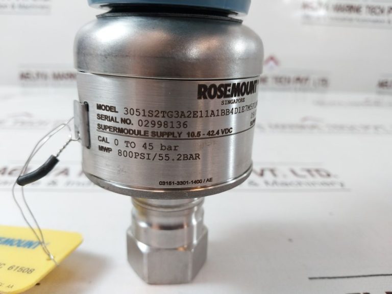 Rosemount 3051s Series Pressure Transmitter With Hart Protocol - Aeliya ...